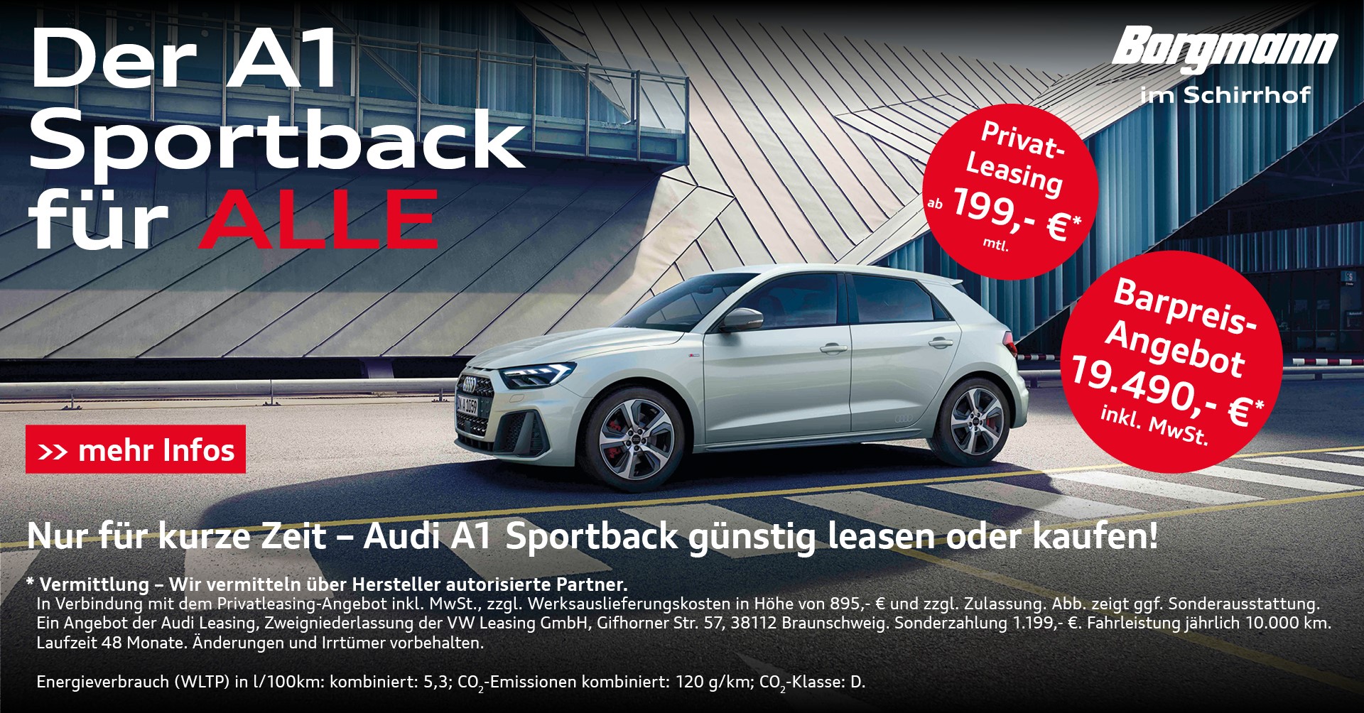 Audi A1 Leasing Angebot